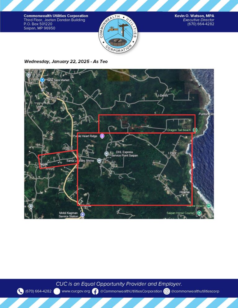 2025-1-21 Public Advisory re Scheduled Water Service Interruption for ...
